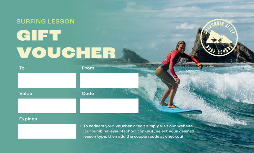Gift Voucher - Currumbin Alley Surf School